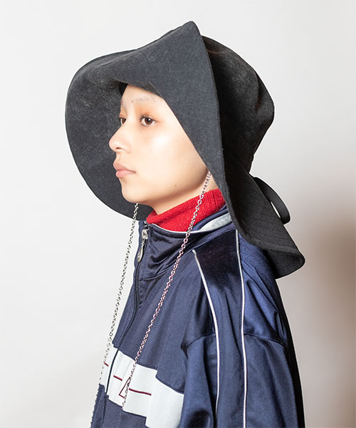 KIDILL x CA4LA LONG BRIM HAT CHEMICAL WASH DENIM(ONESIZE BLACK): ハット｜帽子 ...